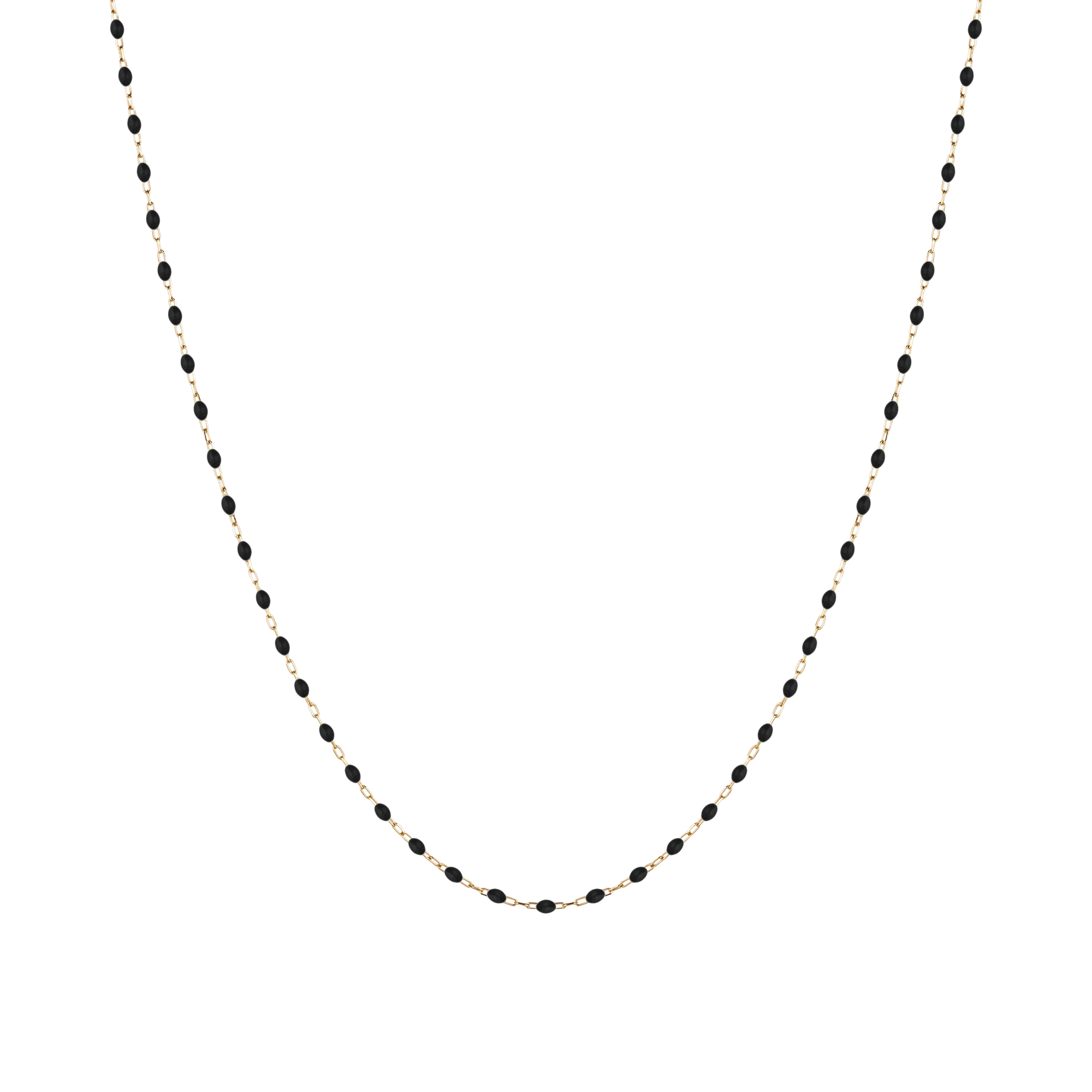 18k Gold Black Enamel Chain - Donna – Rebel